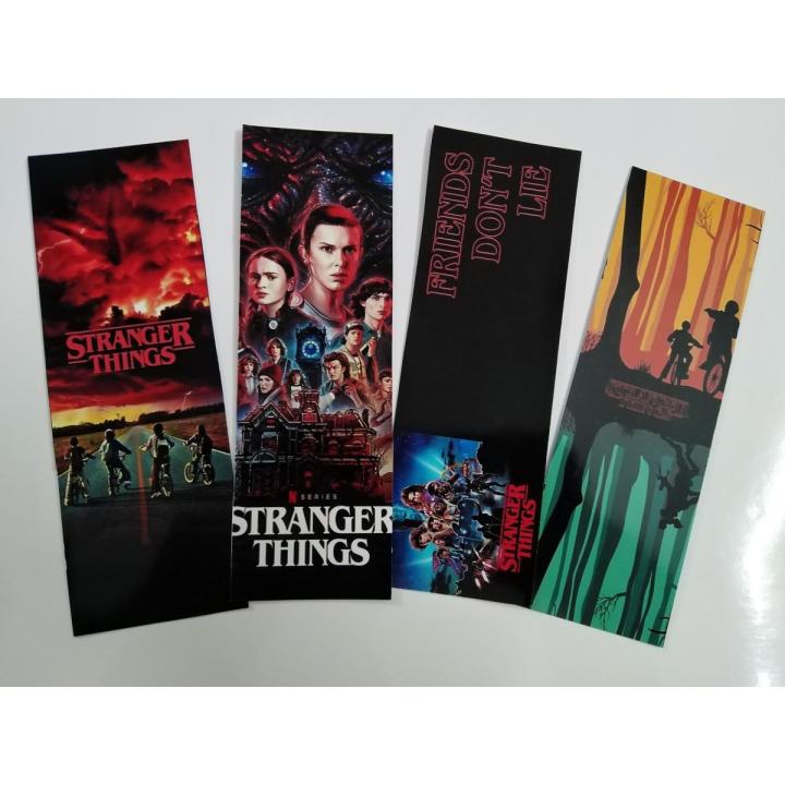 Stranger Things Bookmarks - Pack of 4 | Daraz.pk