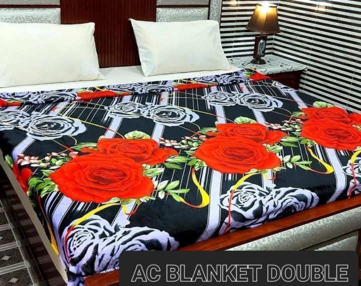 Double Bed AC Winter Blankets Kambal Multi Color and Design | Daraz.pk