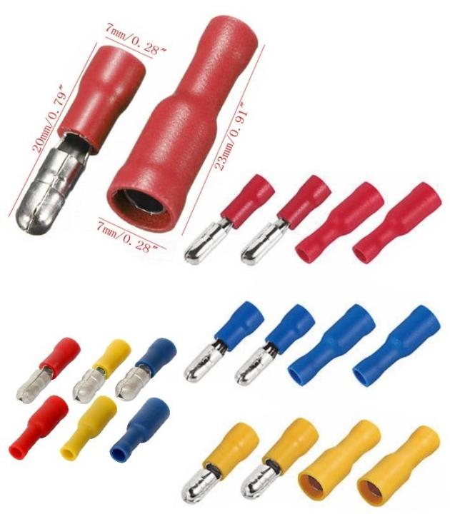 10pcs Male Female blue Insulated Connector Terminal | Daraz.pk