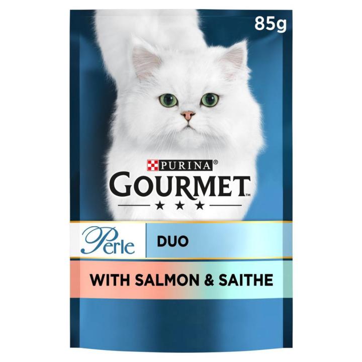 Gourmet Perle Sachet Salmon Saithe - 85gm | Daraz.pk
