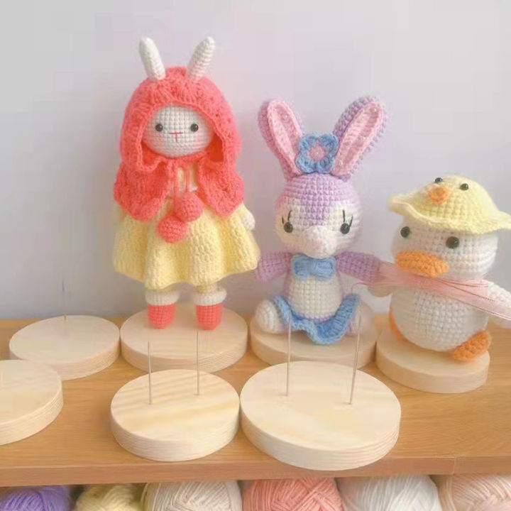 Toys Display Stand Holder Crochet Stands Rack Support Storage Base ...