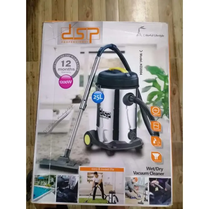 DSP KD-2004 Powerful Suction Wet and Dry vacuum Cleaner | Daraz.pk