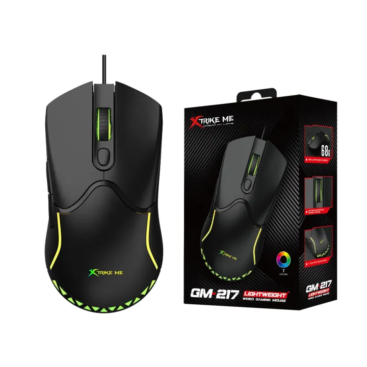 Xtrike Me Gm-217 Rgb Gaming Usb 6 Buttons Wired Mouse | Daraz.pk