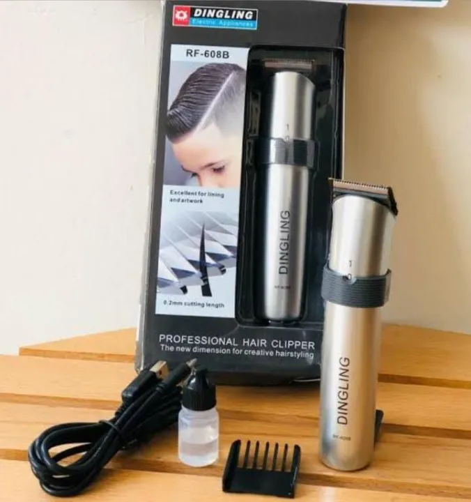 Dingling RF-608B Original Rechargeable Hair & Beard Trimmer with ...