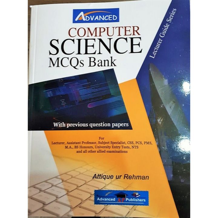 Advanced Computer Science MCQs Bank For PPSC FPSC other Competitive ...