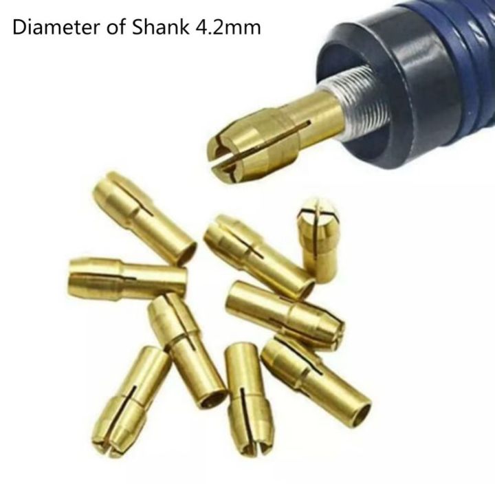 Power Rotary Tool 0.5mm-3.2mm Drill Chucks Collet Brass Mini Drill ...