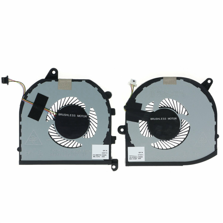 CPU+GPU Cooling Fan Set XPS 15 7590 Precision 5540 F01PX V9H8N ...
