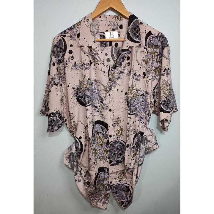 Stitched Linen Half Sleeves Hawaii Shirts | Daraz.pk