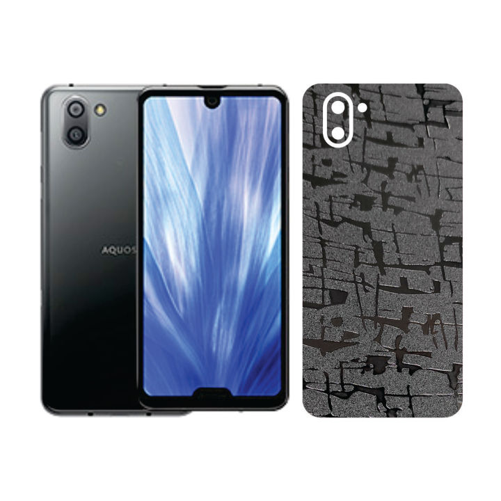 Sharp Aquos R3 Back Paper OB China Black Sheet Anti-stain Only Back ...