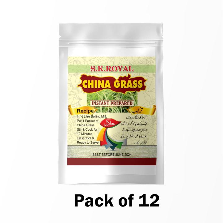 China Grass Powder (Ready To Cook) | Pack of 12 | Daraz.pk