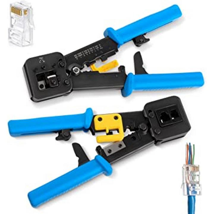 Network Crimping Tool For RJ11 Telephone & RJ45 Ethernet Internet ...