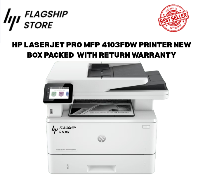 HP LaserJet Pro MFP 4103fdw Printer With Return Warranty | Daraz.pk