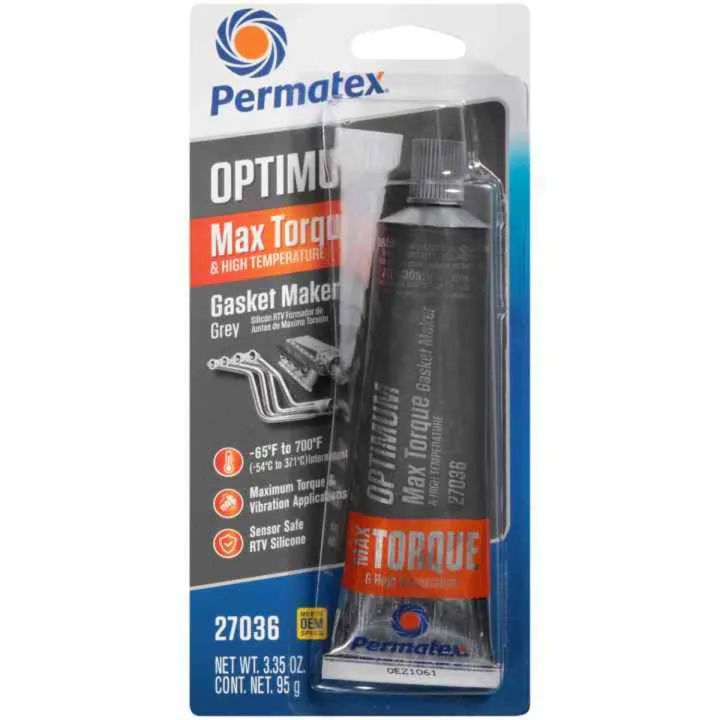 PERMATEX OPTIMUM GREY SILICONE GASKET MAKER, 3.35 Oz (Made In U.S.A ...