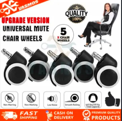 Wheels/tyres/caster set of 5 piece office chair/All type of Revolving ...