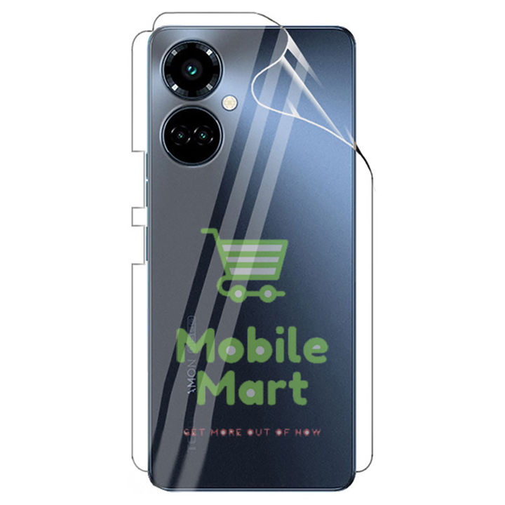 Tecno Camon 19 Back Jelly Protector Clear Soft Protection Film ...