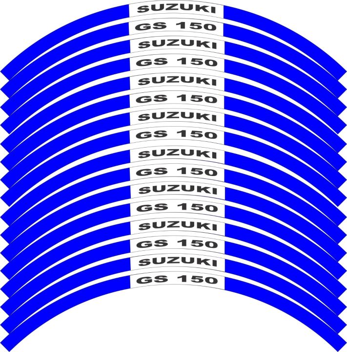 Rim Sticker Strips for SUZUKI RIM STICKER STRIPS FOR SUZUKI 150 ...