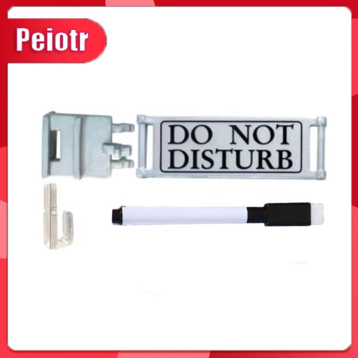 Peiotr- Doorbell Indicator Sign Double-sided Do Not Disturb Doorbell ...