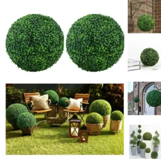 Artificial Grass Ball Artificial Grass Dome Ball Plants Multiple Sizes ...
