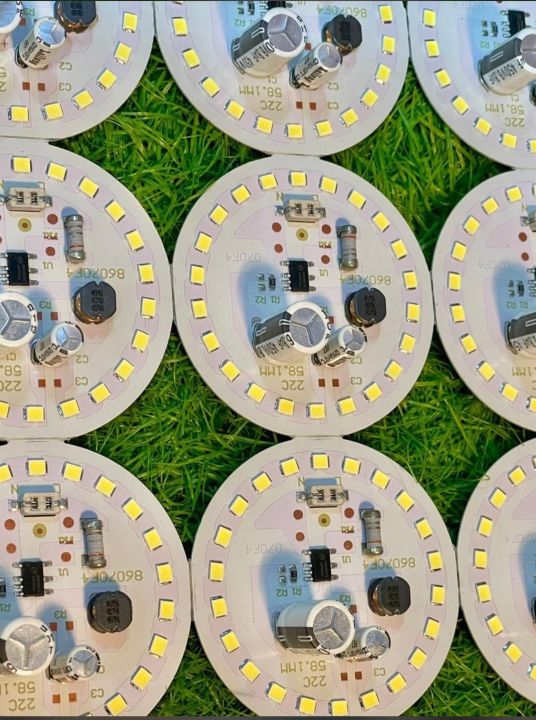 2/5 Piece 18W LED Chip with Dual Capacitor Driver AC 220V input Light ...