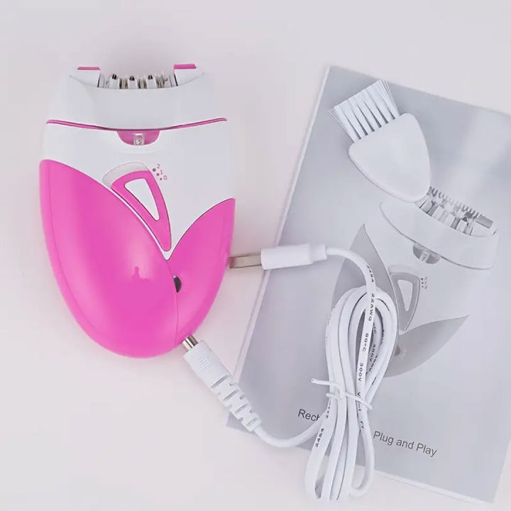 Women Epilator Hair Remover Mini Rechargeable Professional Electric ...