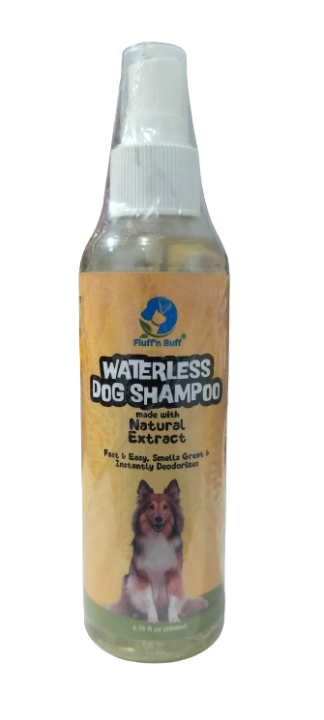 FLUFF'N BUFF WATERLESS CATS & DOG SHAMPOO (200ML) | Daraz.pk