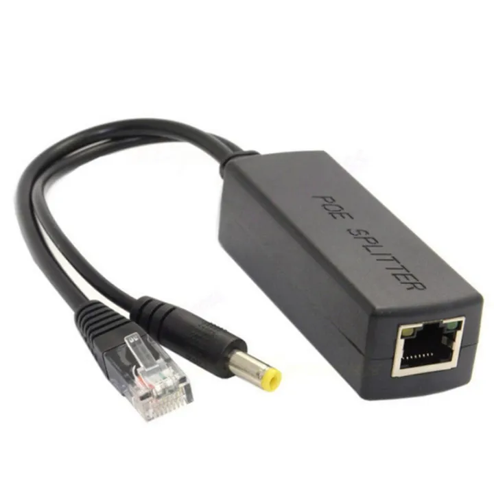 Gigabit Mini PoE Splitter 10/100/1000Mbps POE Splitter Black | Daraz.pk