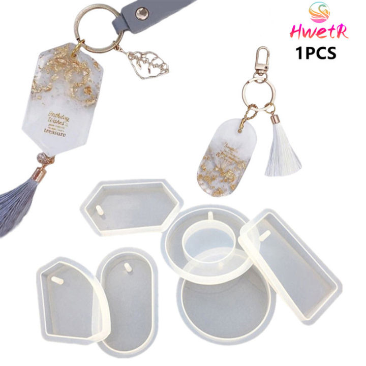 【Hot demand】Keychain Pendant Mold Set DIY Pendant Resin Mold Epoxy ...
