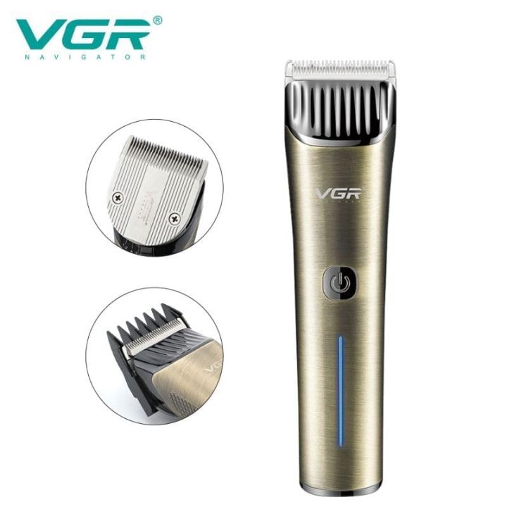 VGR V‑669 Premium Metal Housing Cordless Hair Clipper – Metal Body ...