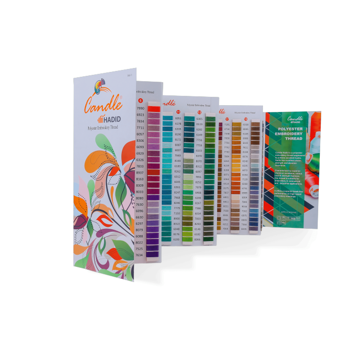 Candle Thread Polyester Shade Card | Daraz.pk