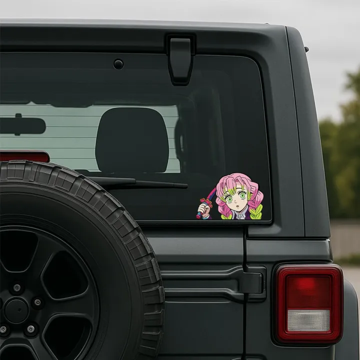 Demon Anime Characters Peeker Stickers for Cars Laptop Skateboard Wall ...