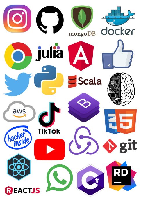 CodeCraft 25-Piece Combo Pack of Programming & Social Media Stickers ...