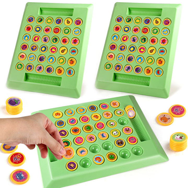 Flip Chess Memory Chess Game Desktop Toy 36 Memory Cards Brain Teaser ...