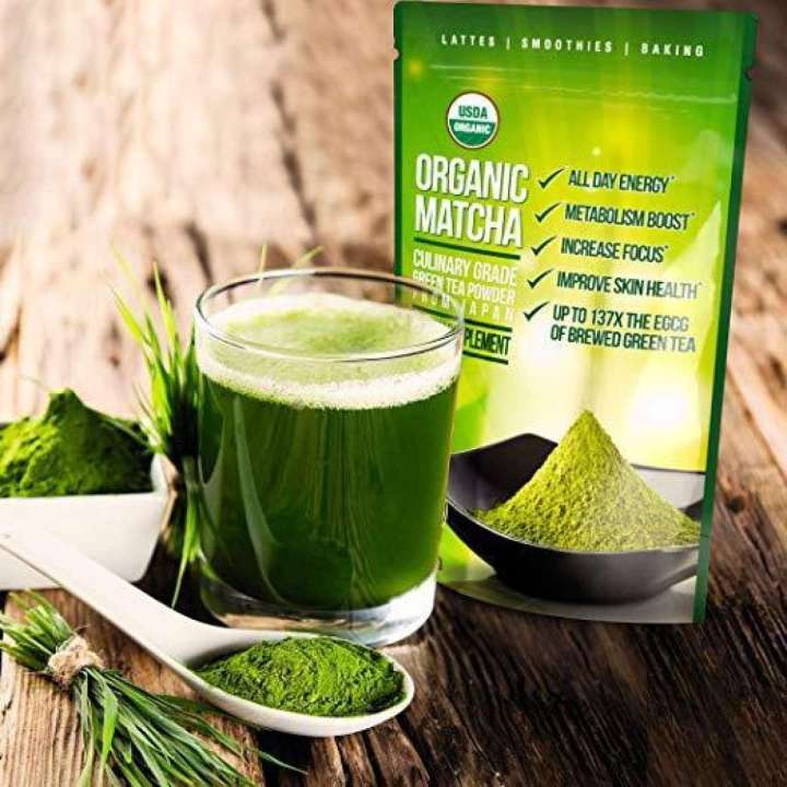 Kiss Me Organics Matcha Green Tea Powder - Organic Japanese Culinary ...