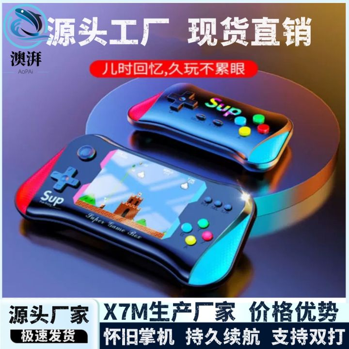 SUP Mini Arcade Machine X7M Handheld Game Console Rechargeable Portable ...