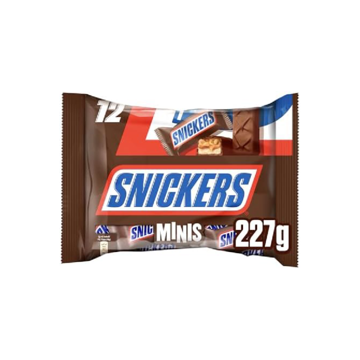Snickers Mini Chocolate Pouch 227 Gm Basic imported orignal | Daraz.pk