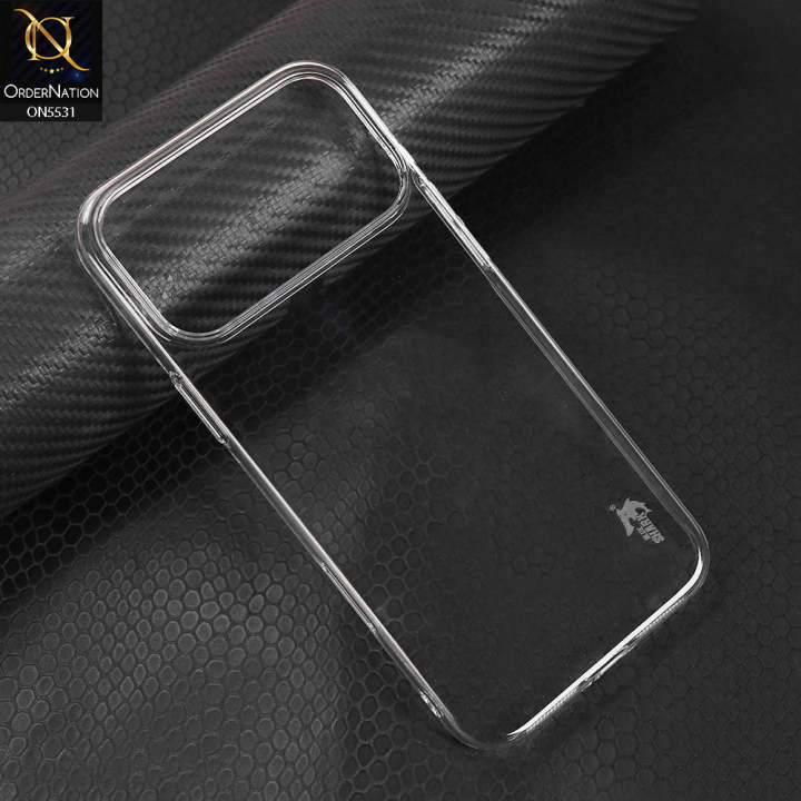 IPhone_ 17 Pro Max Cover - Transparent - Blue Shark Pc Shell Protective ...