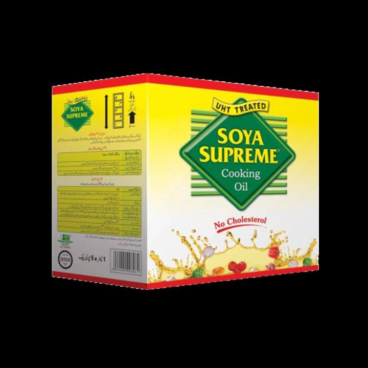 Soya Supreme Cooking Oil Pouch 1x5 | Daraz.pk