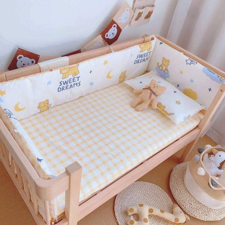 Baby Anti-collision Bedside Fence Rail Guards, Spliceable Safety Crib ...