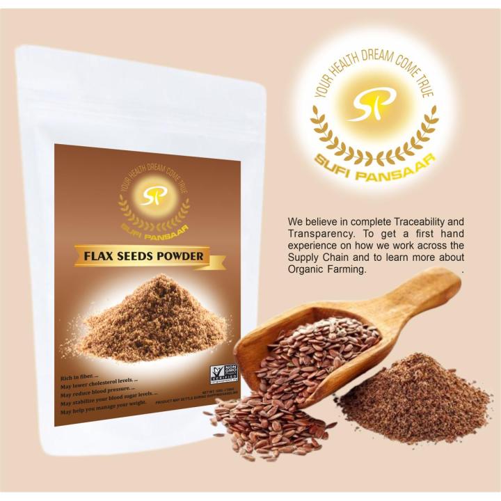 Flax Seeds Powder ( Alsi Powder ) - 100 Grams | Daraz.pk