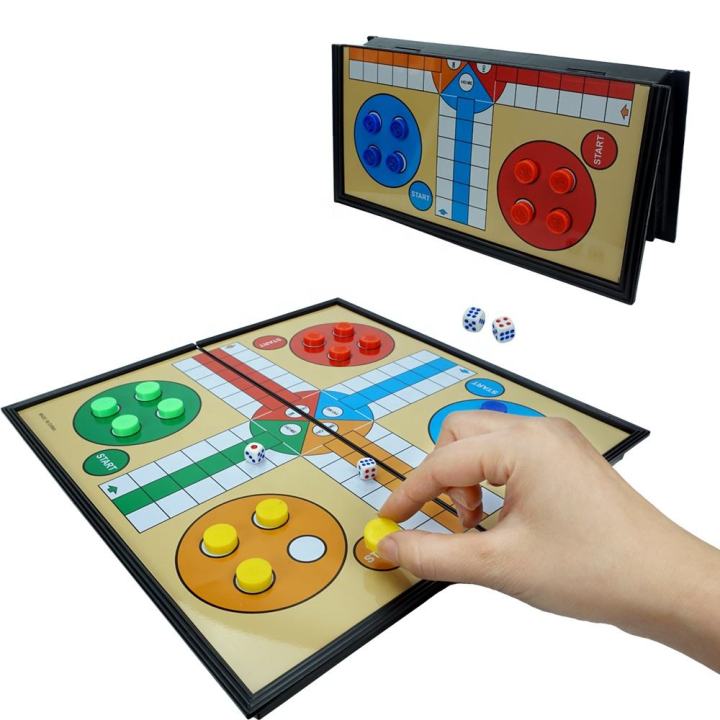 Ludo Chess Game Set | Magnetic Folding Chess Board Game | Daraz.pk