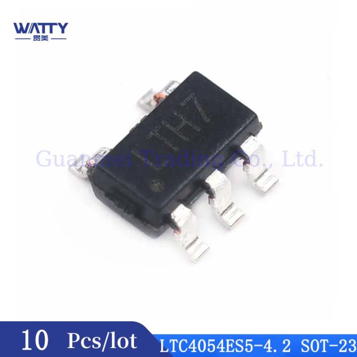 10Pcs/Lot LTC4054 LTC4054ES5-4.2 LTH7 SOT-23 Lithium Battery Charging Chip IC Electrical ...