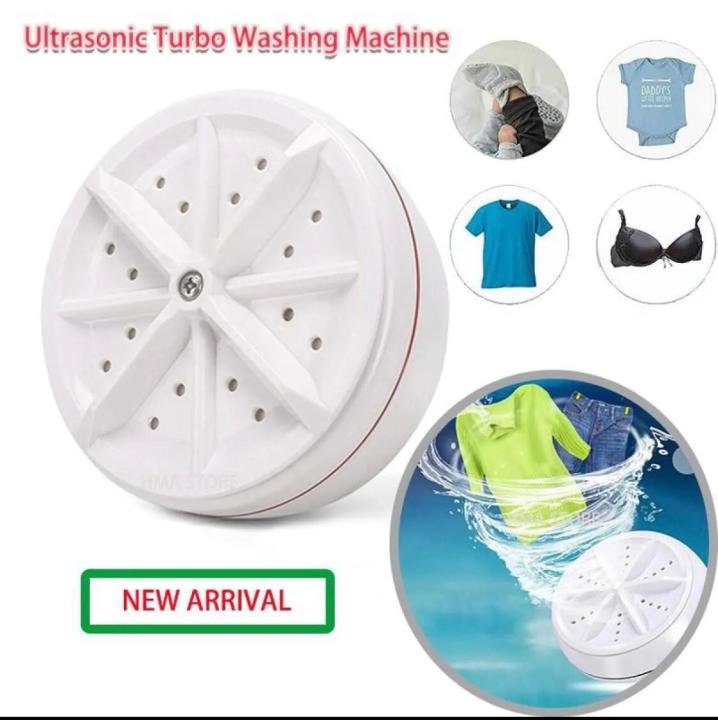 Mini Washing Machine USB Ultrasonic Turbine Rotation Washing Machine ...