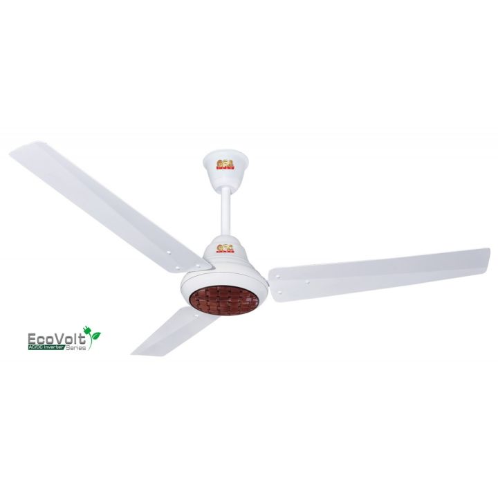 GFC Fans Ceiling Fan AC/DC Ravi Model 56'' Copper Winding Solar Fan ...