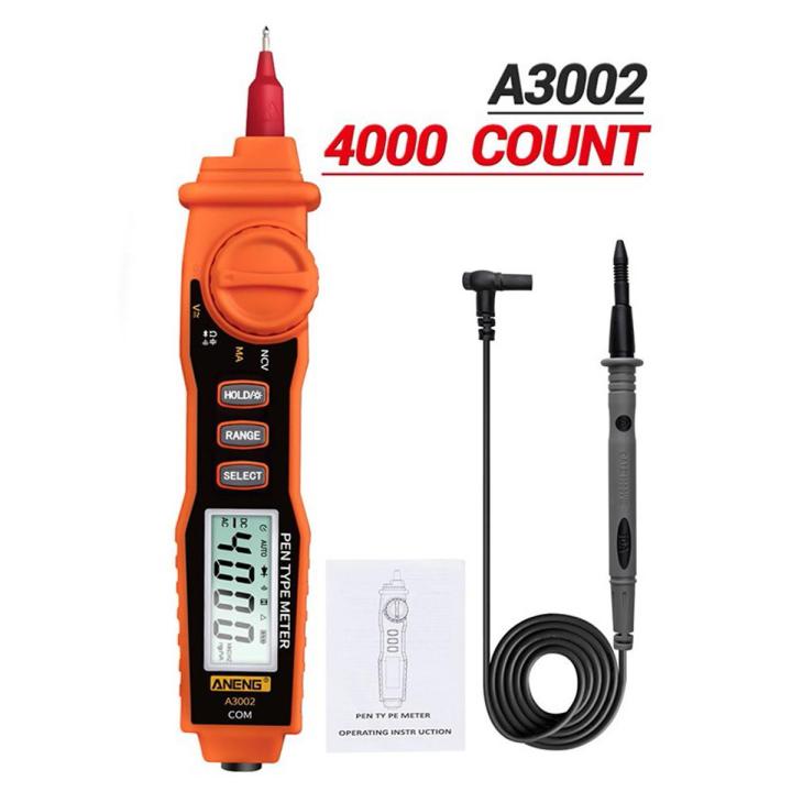 Non Contact Electrical Digital Multimeter Multitester AC/DC Voltage ...