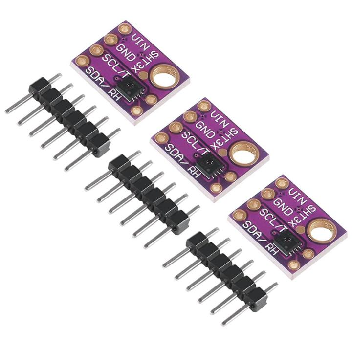 3Pcs SHT31-D Temperature Humidity Sensor Digital Output Sensor Module ...