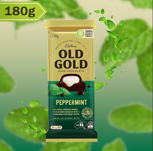 Chocolates | Old gold peppermint dark chocolate | 180 g imported | In ...