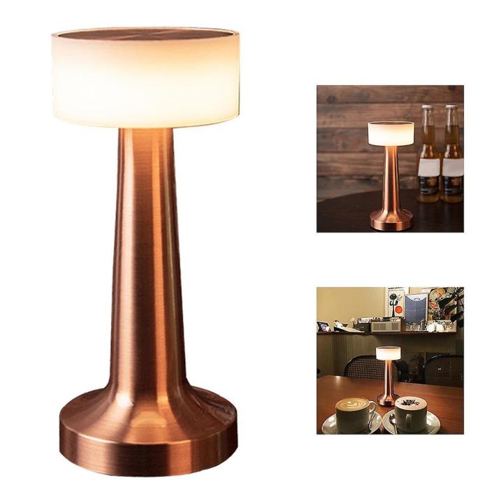 Modern LED Table Lamp Nordic Style Dimmable Bedside Touch Night Light ...