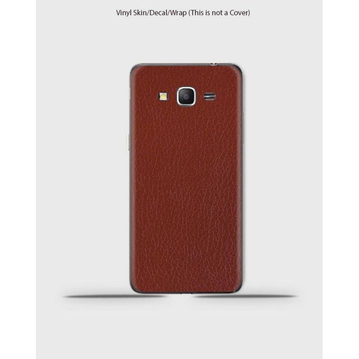 Samsung Nxt Phone Skin Only Back And Sides Brown Classic Leather ...