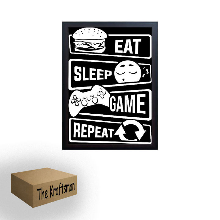 Gaming Photo frame, Gaming Poster Picture Frame - Glass front Gaming ...