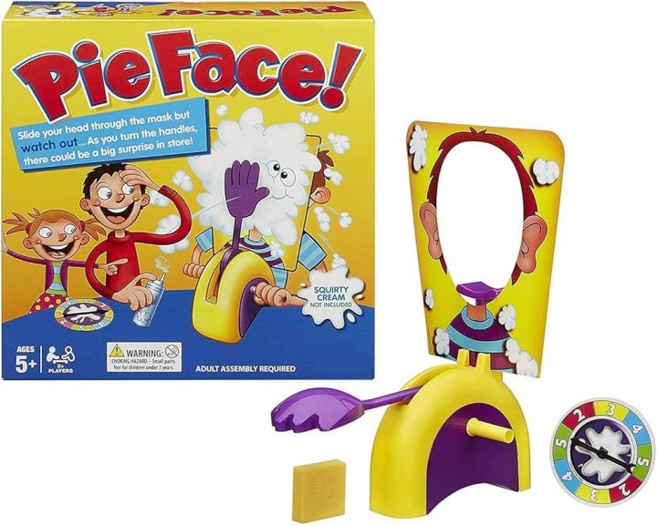 Pie Face! Game - Exciting Family Action Game - Fun Party Whipped Cream ...